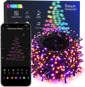 BrizLabs Smart Christmas Lights 196ft 600 LED App Controlled Work with
